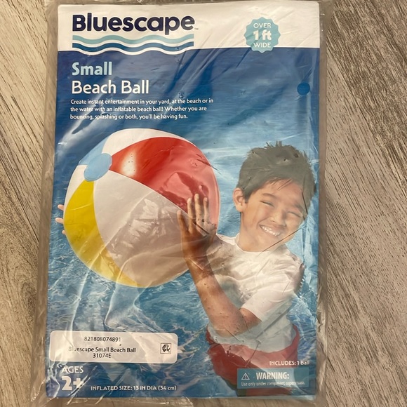 Bluescape | Swim | Nwt Bluescape Small Inflatable Beach Ball Free Added ...